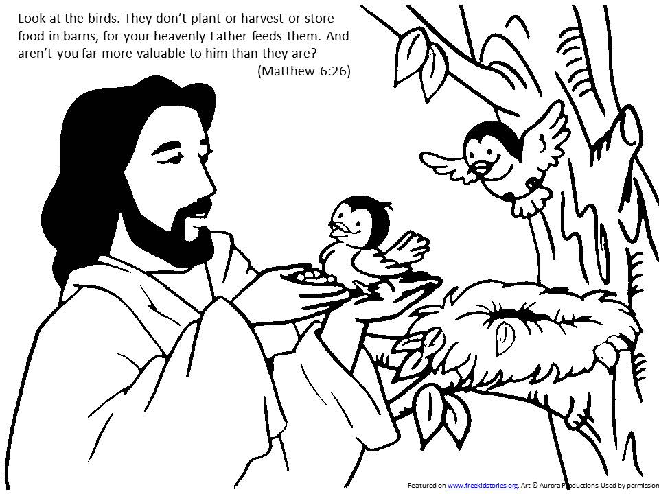 Sparrow Coloring Pages – Free Kids Stories