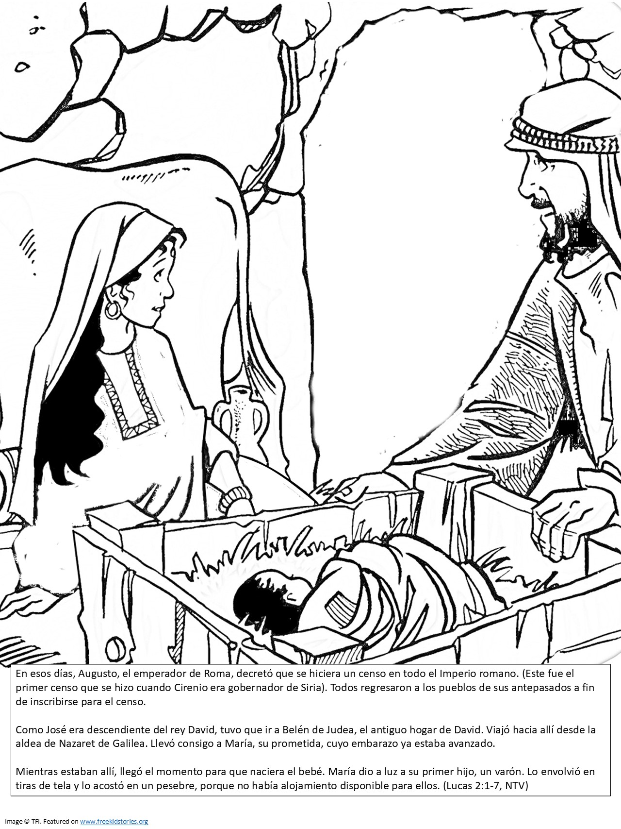 Nace Jesús: Devocional navideño y página para colorear – Día 12 – Free ...